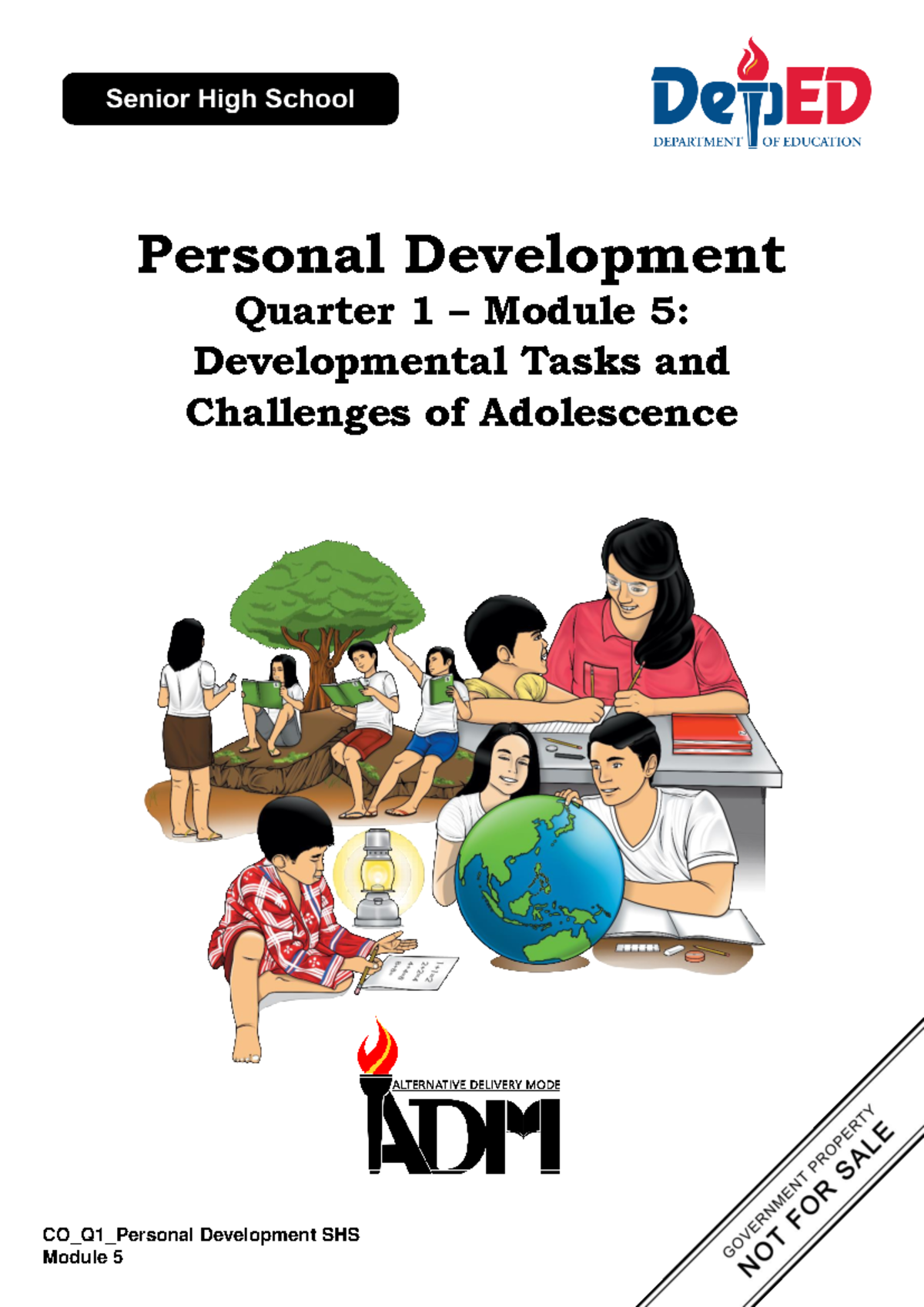 Perdev Q1 - Module 5: Adolescent Development Tasks & Challenges - Studocu