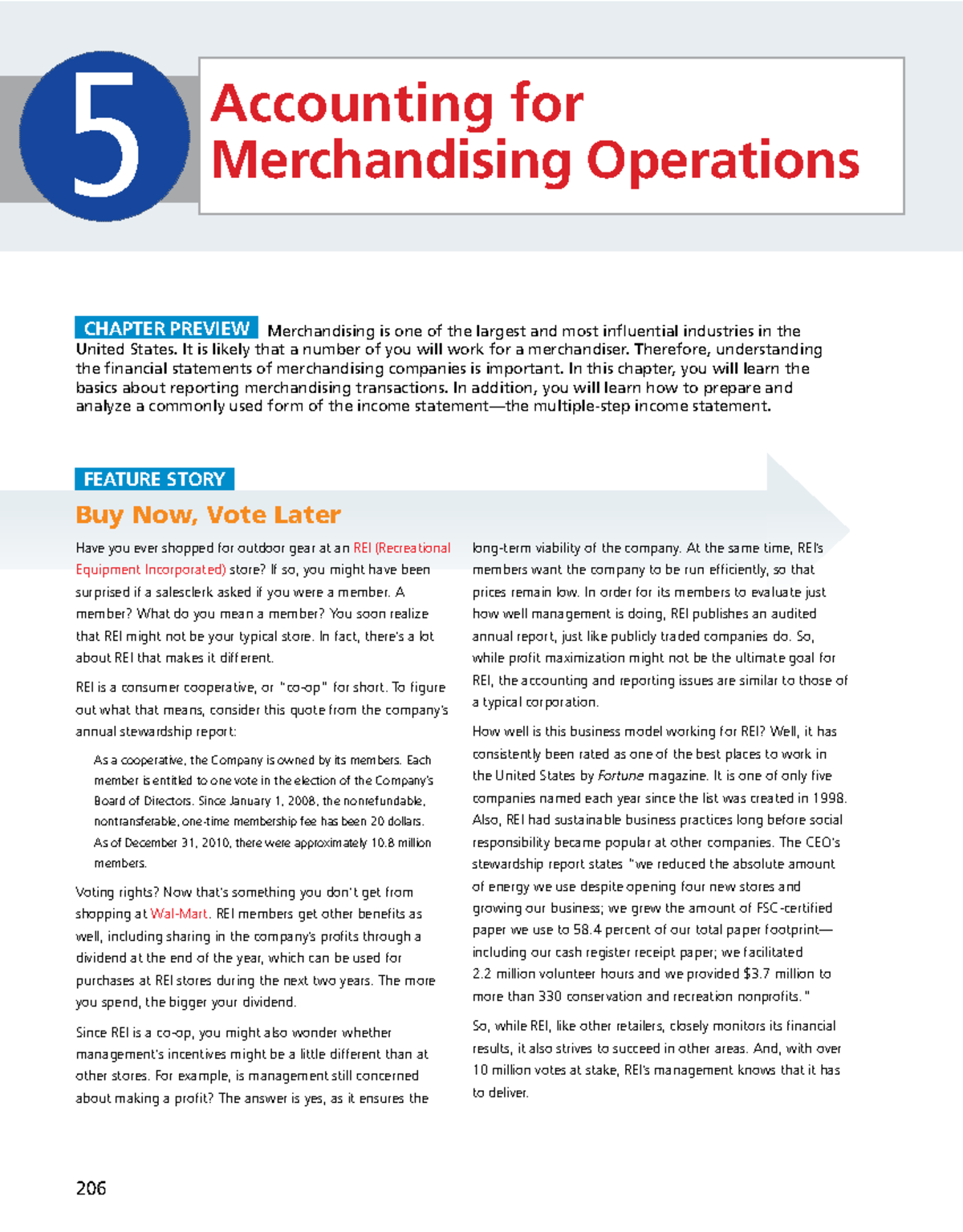 Ch05 - Accounting for Merchandising Operations: Key Concepts ...