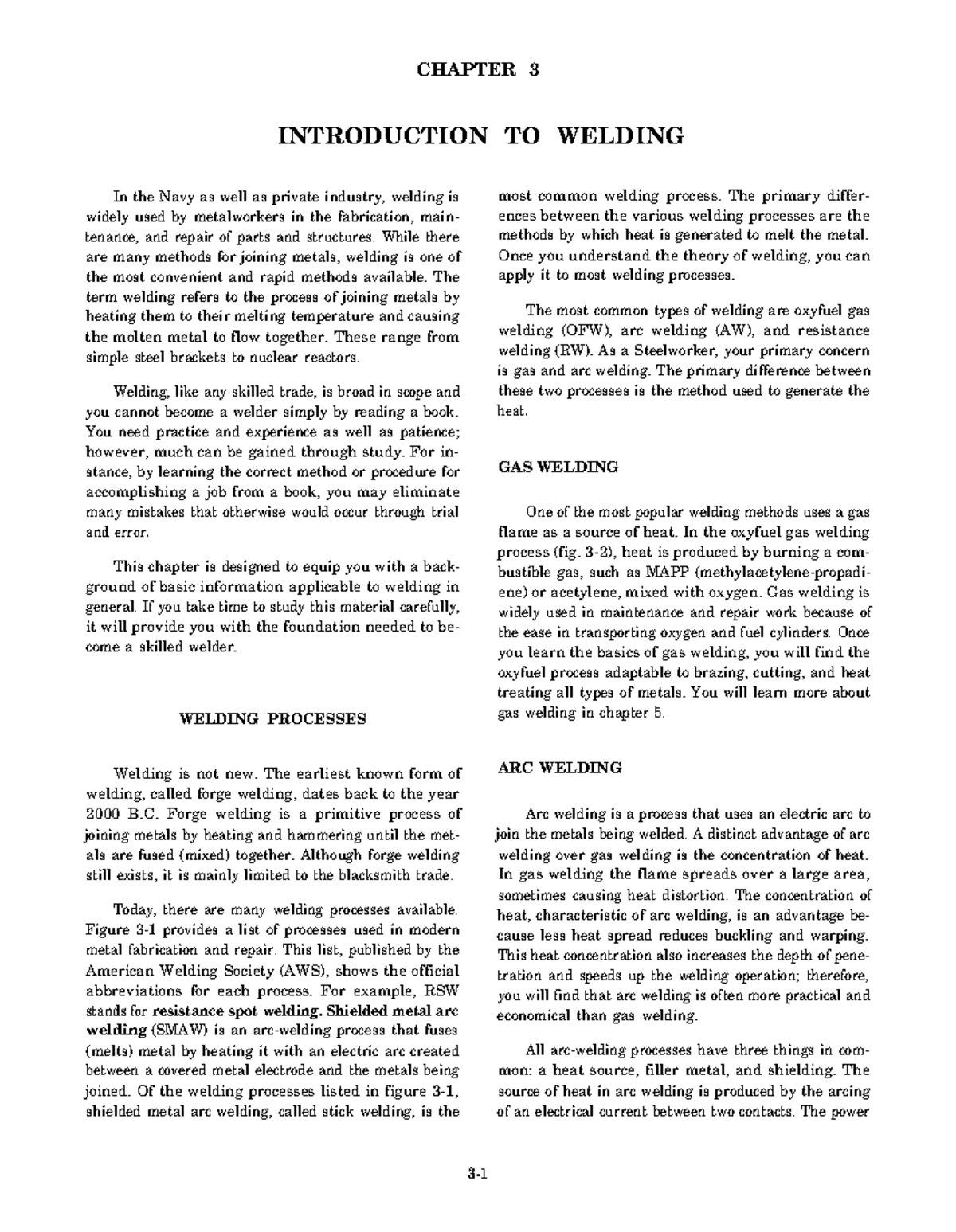 CHAPTER 3: INTRODUCTION TO WELDING - Common Processes Explained - Studocu