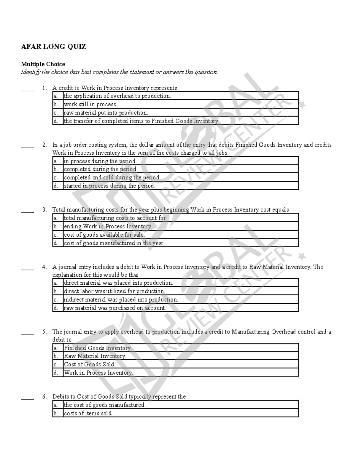 AFA-Quiz-Long-Form-Solutions-Complete-Guide - Studocu