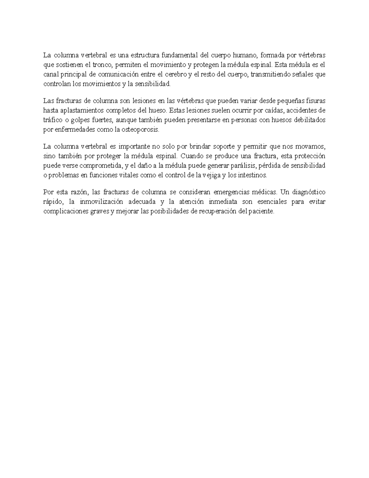 Expo - Ortopedia: Importancia y Complicaciones de las Fracturas de ...