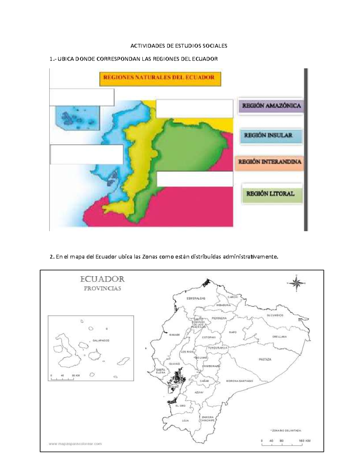 Actividades DE Estudios Sociales - Estadística - ACTIVIDADES DE ...