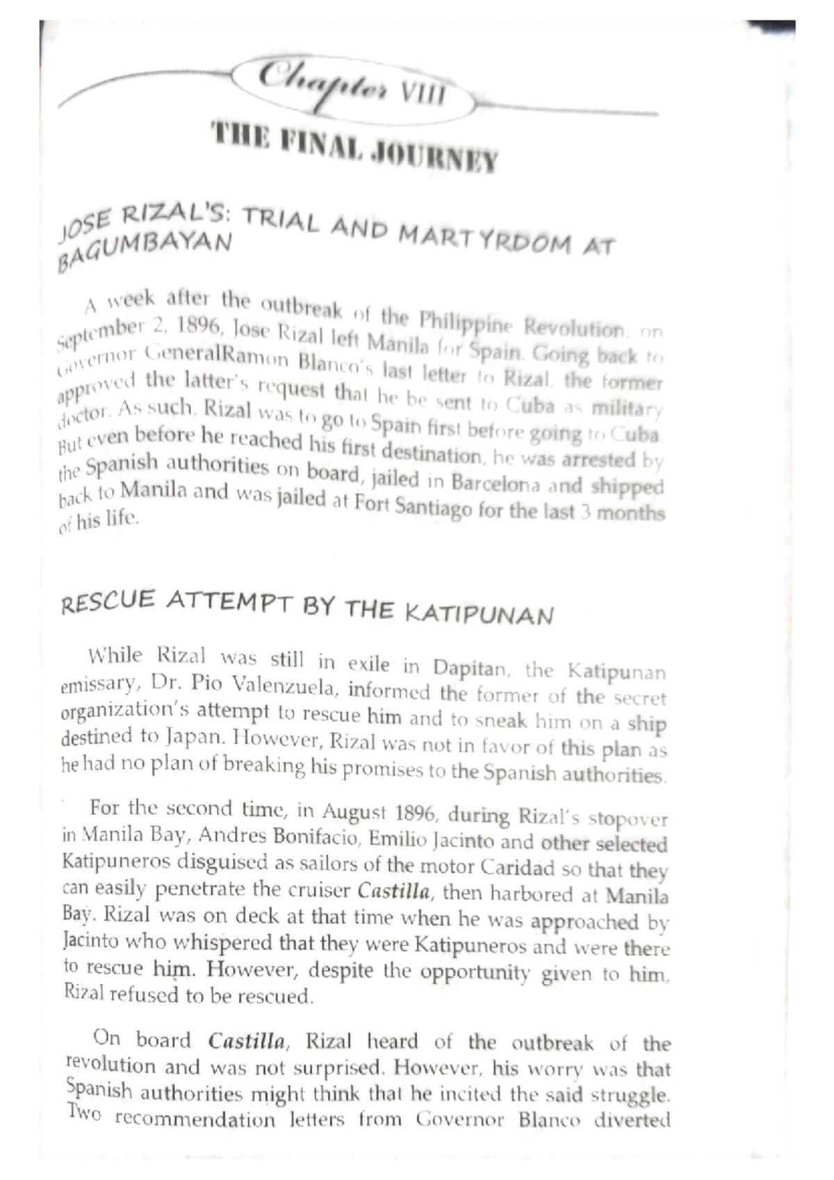 Chapter 8 - The Final Journey of Jose Rizal: Trial and Martyrdom at ...