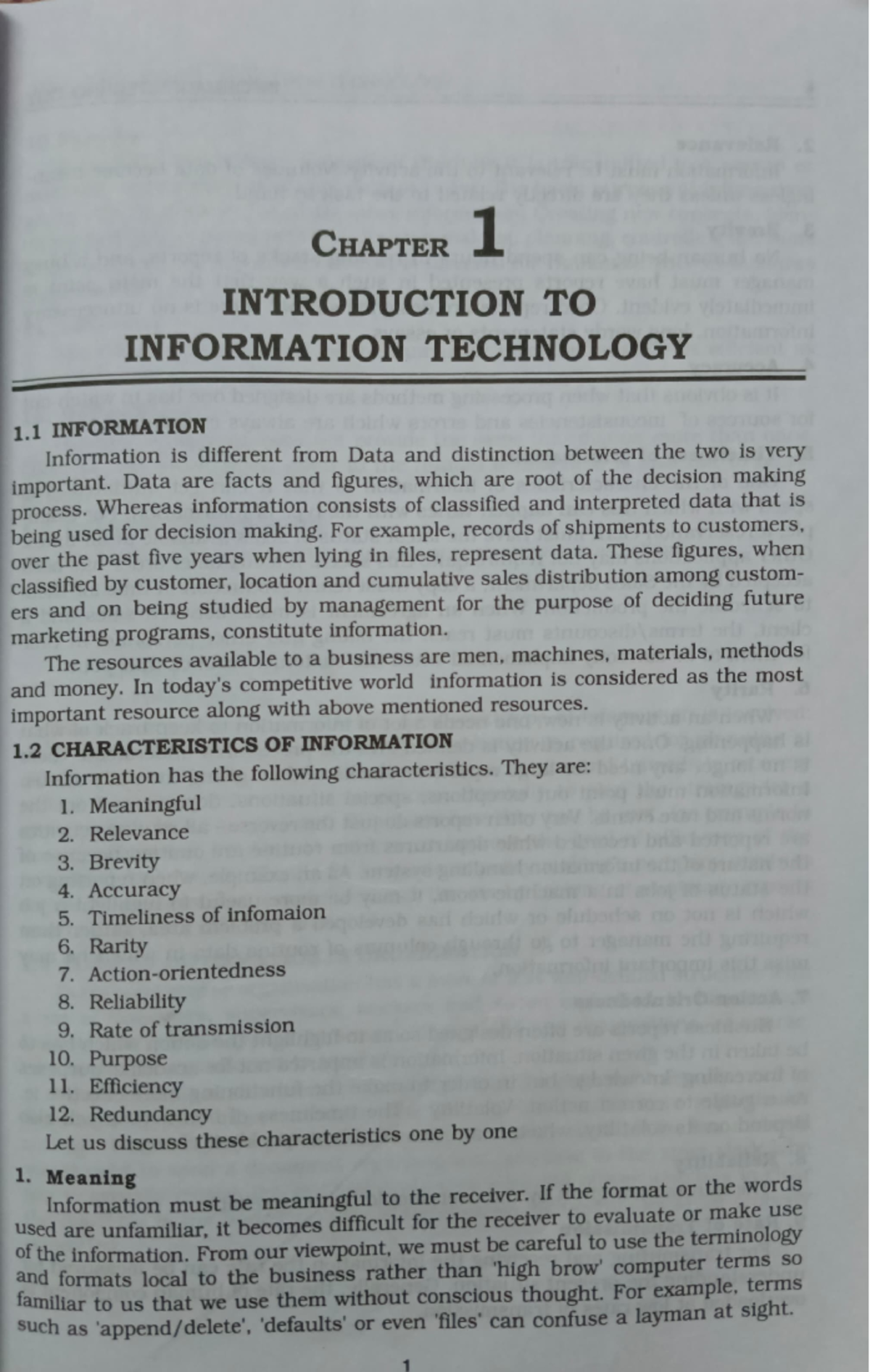 IT 101 - Information Technology in Business: Key Concepts and Uses ...