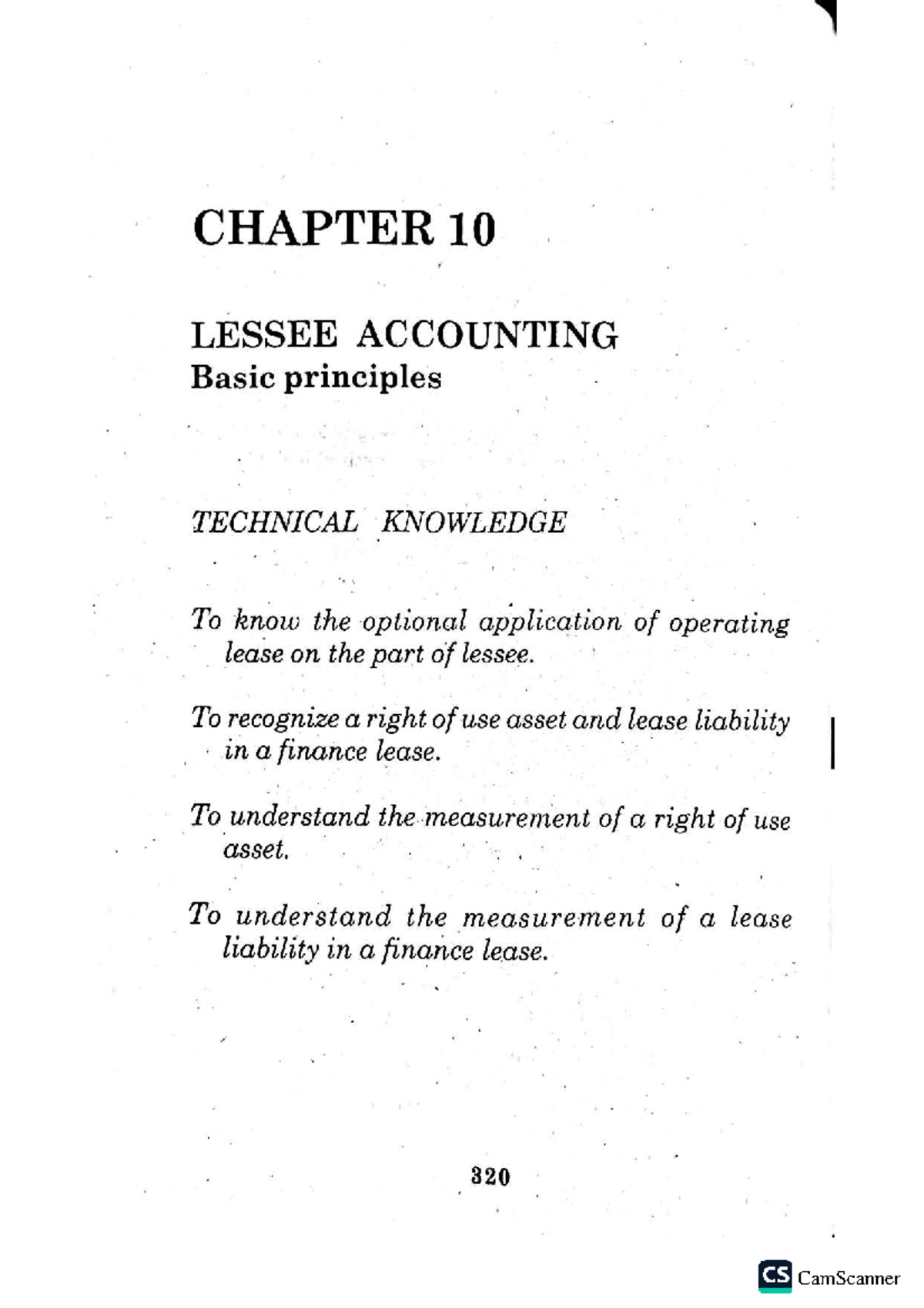 Intermediate Accounting 2: Chapter 10 - Lessee Accounting Principles ...