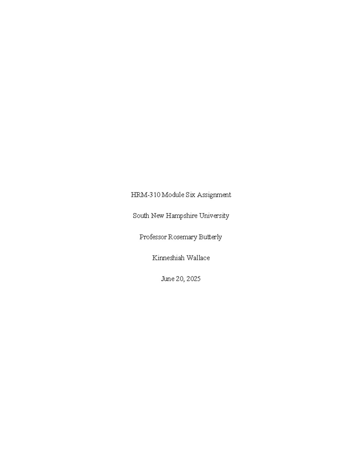 HRM-310 7-1 Project Two Part 2: Investigation Process Overview - Studocu