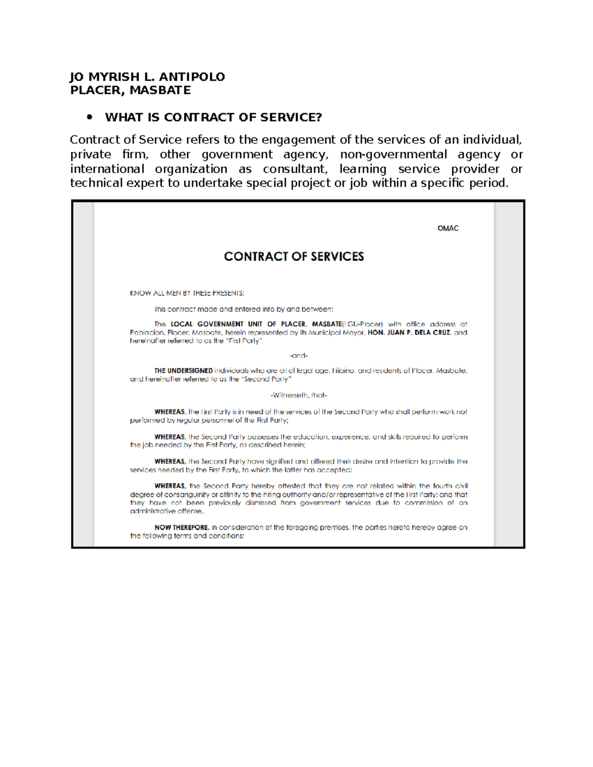 ELC- Class - ELC SAMPLE LEGAL COM AND USE OF NUMBERS - JO MYRISH L ...