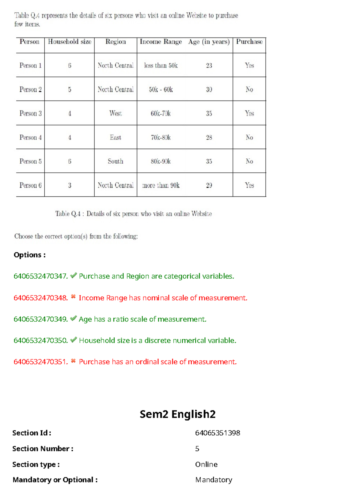 2024JAN English II - Past Year Questions (PYQ) - Studocu