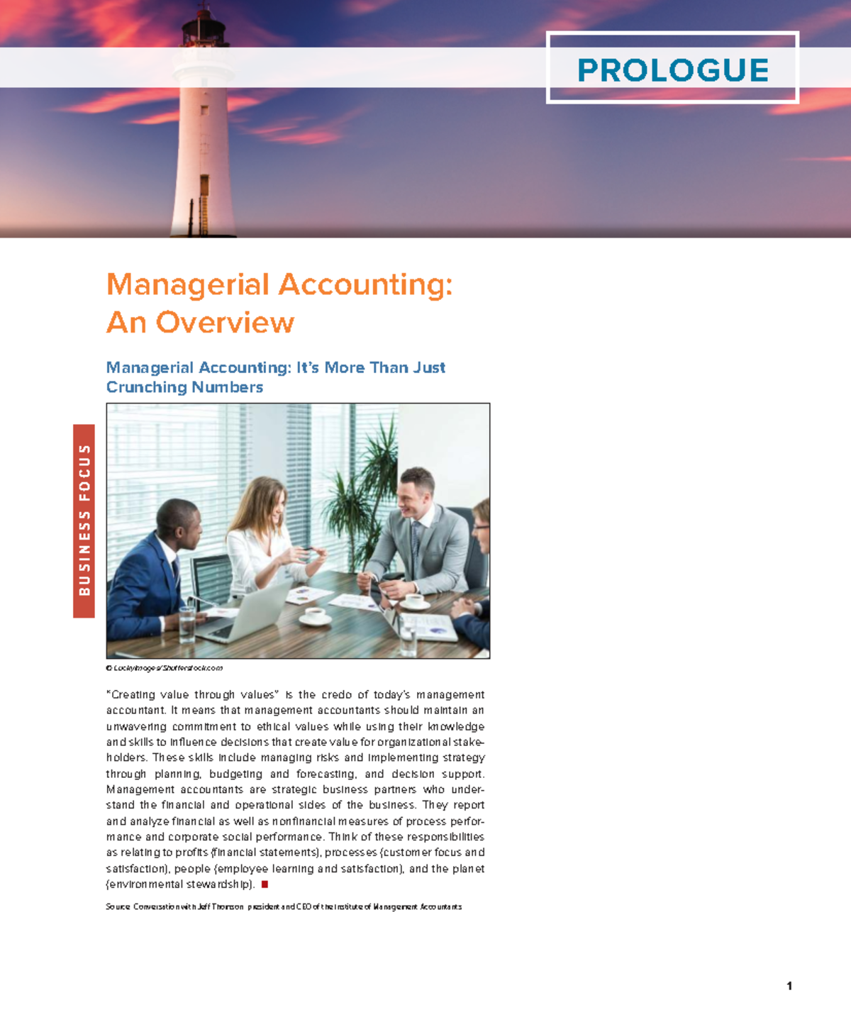 Managerial Accounting Overview: Key Concepts and Career Relevance - Studocu
