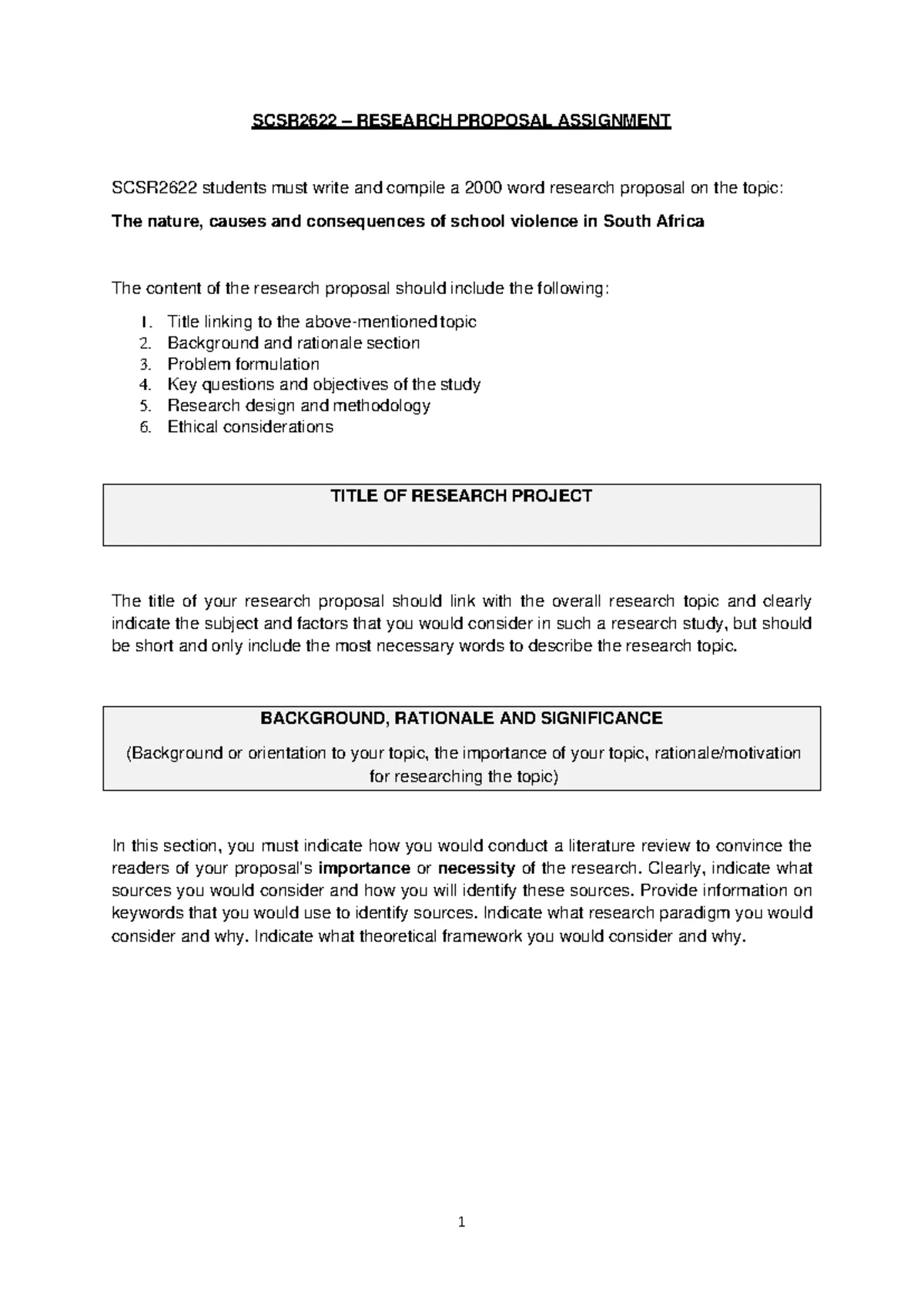 SCSR2622 Module Guide: Introduction to Social Science Research 2023 - Studocu