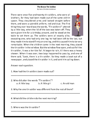 Grade 4 Short Stories - AB English Language - Studocu