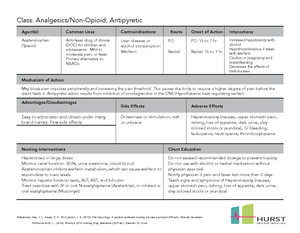Case Study Chapter 1 Med Surg I - Case Study Chapter 1 Overview of ...