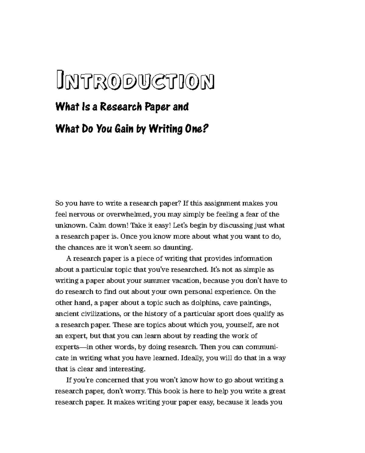 Research Paper Writing Guide: What You Need to Know - Studocu