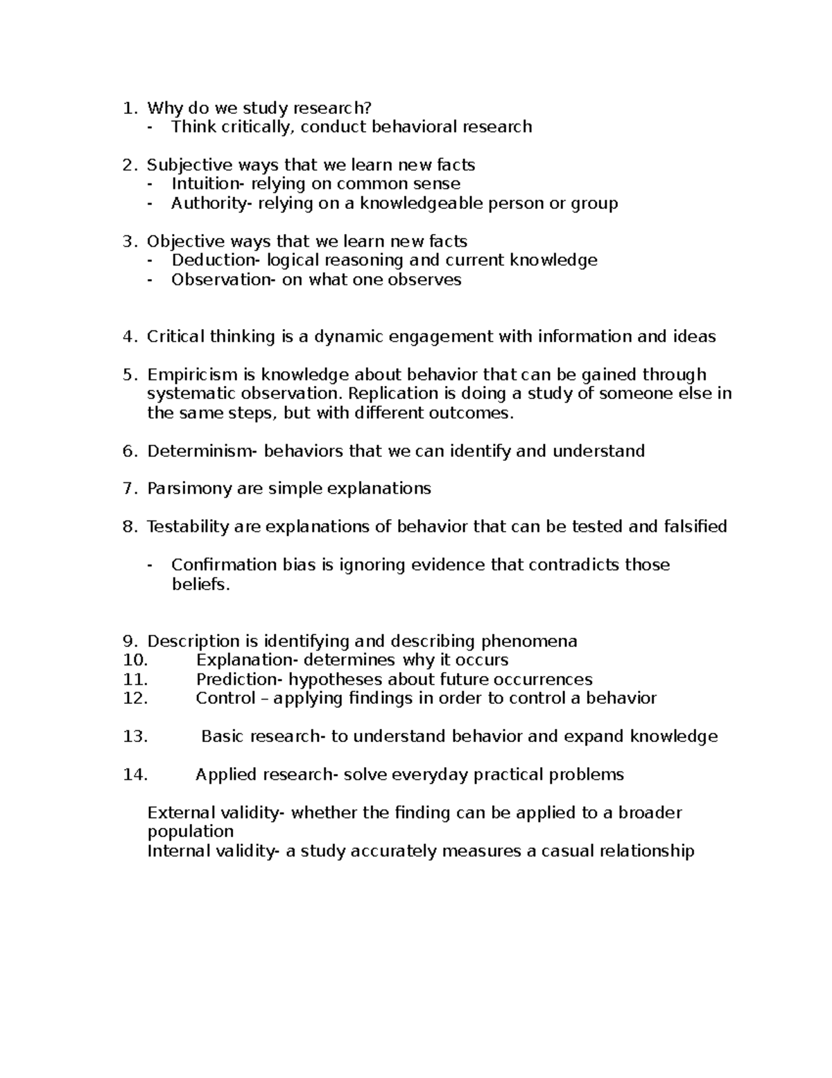 Understanding Research Methodologies: Key Concepts & Applications (PSY 101) - Studocu