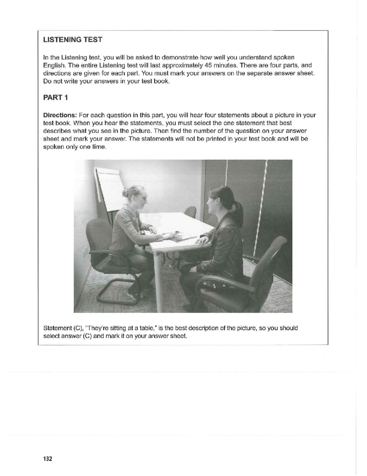 LC1 Listening Test: Understanding Spoken English - Studocu