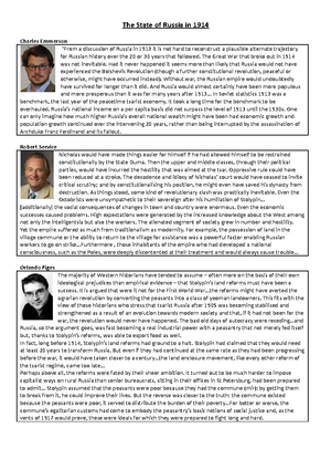 Russia 1855-1964 Revision Pack - Tsarist and Communist Russia Revision ...