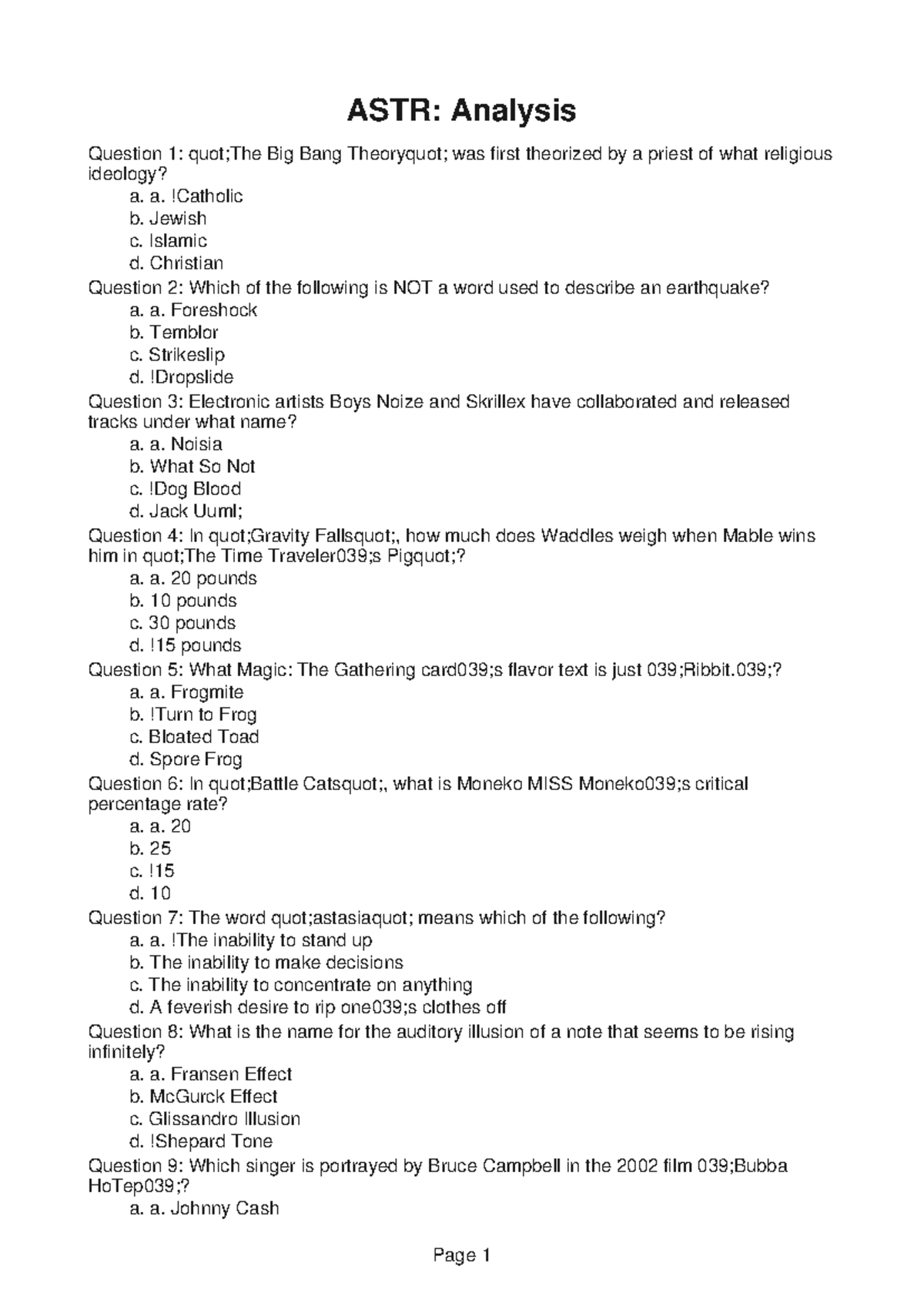 ASTR324-Document-8 - ASTR324-Demonstration-10 - ASTR: Analysis Question ...