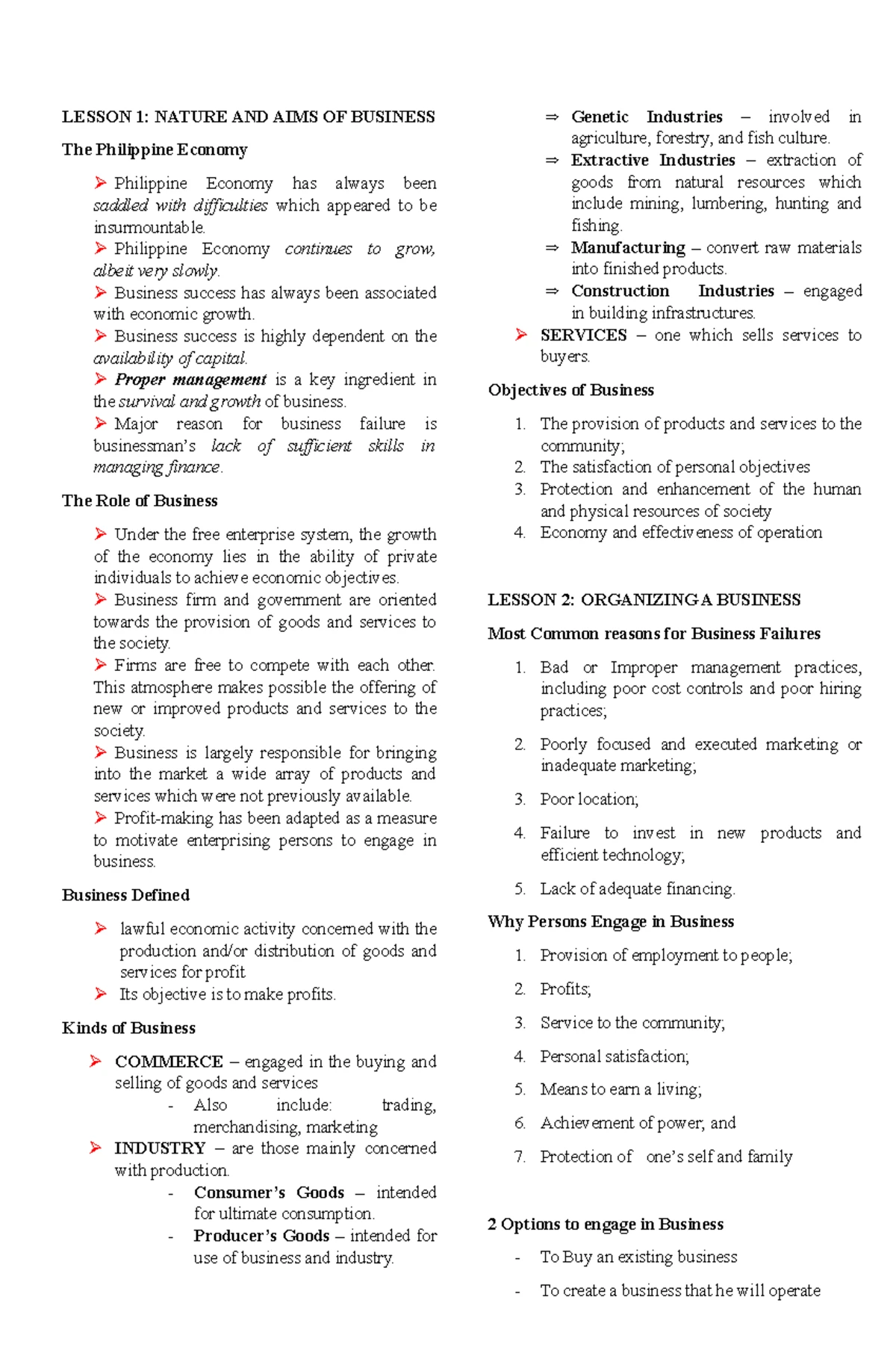 ENTREP 1 - REVIEWER FOR GRADE 12 ENTREPRENEURSHIP FIRST QUARTER - Studocu