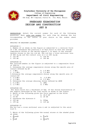 19kl0128-VO10001 - Sample of DPWH Dupa - BS Civil Engineering - Studocu