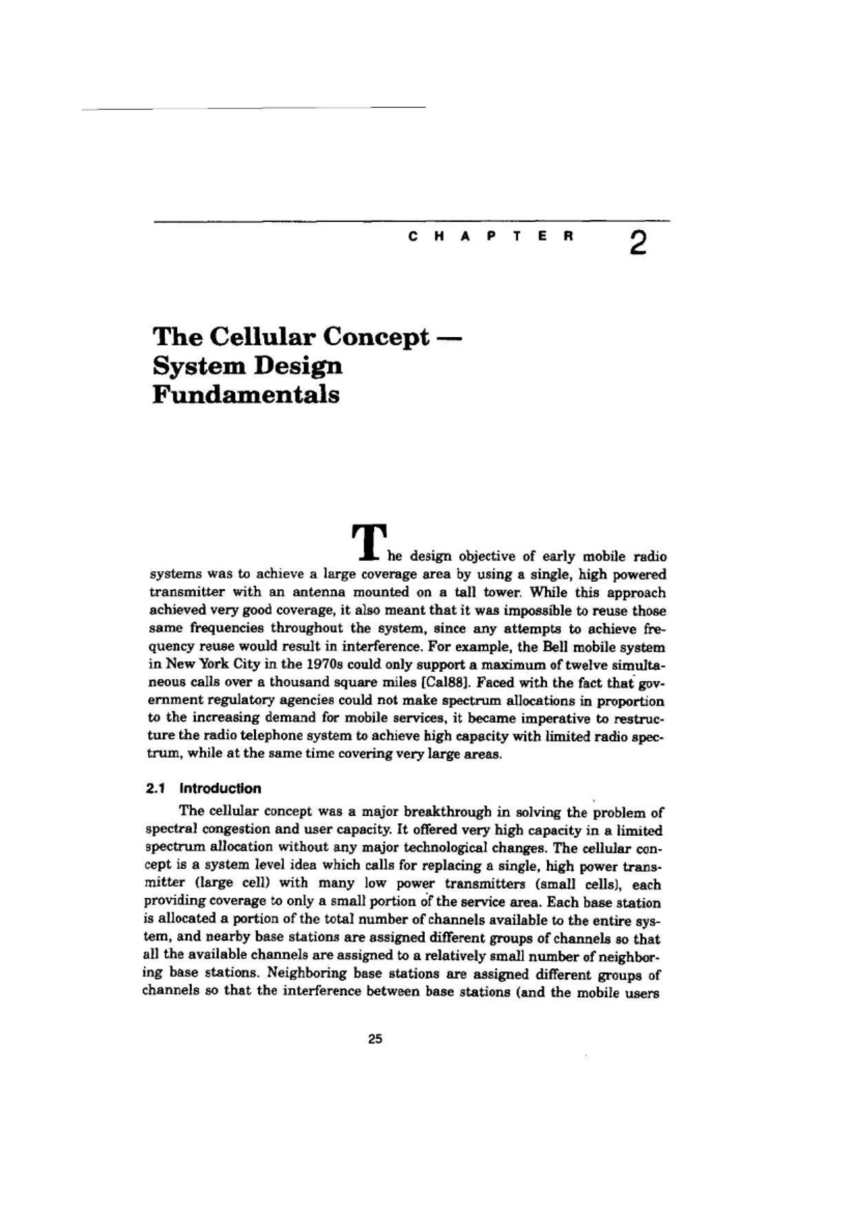 CHAPTER 2 Cellular Concept in System Design Fundamentals - Studocu
