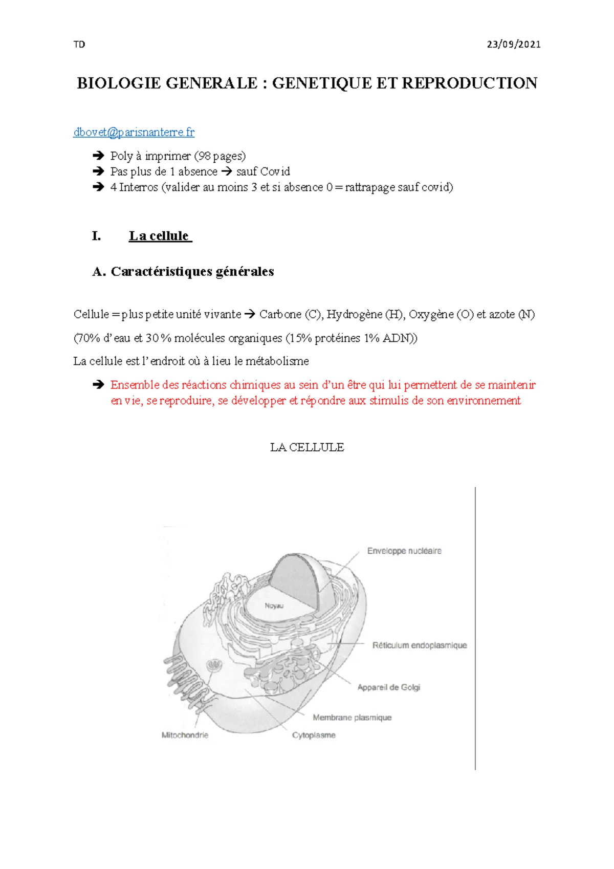 Chapitre 4 - Génétique - CHAPITRE 4 : ÉLÉMENTS DE GÉNÉTIQUE - 10/ 4 ...
