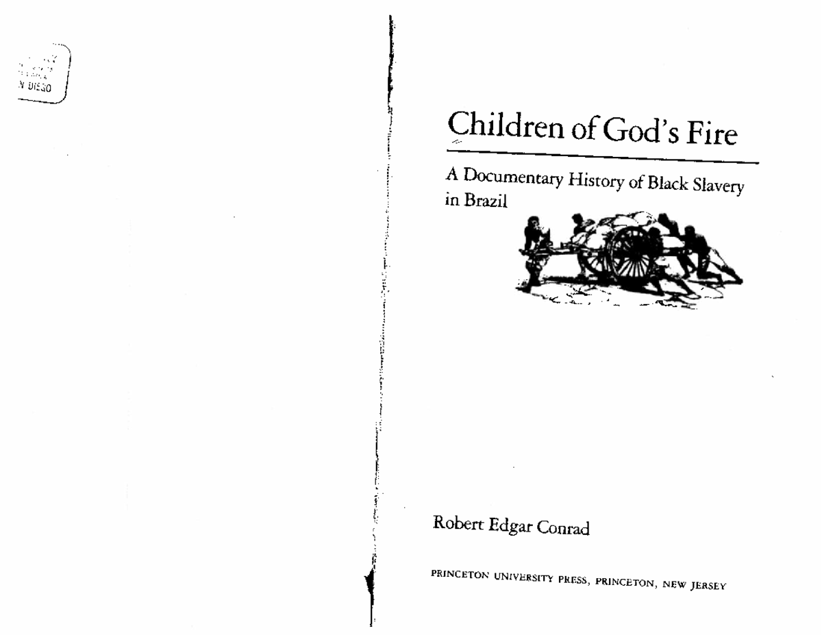 Conrad - 111111 - 0 Children of Fire A Documentary History of Black ...