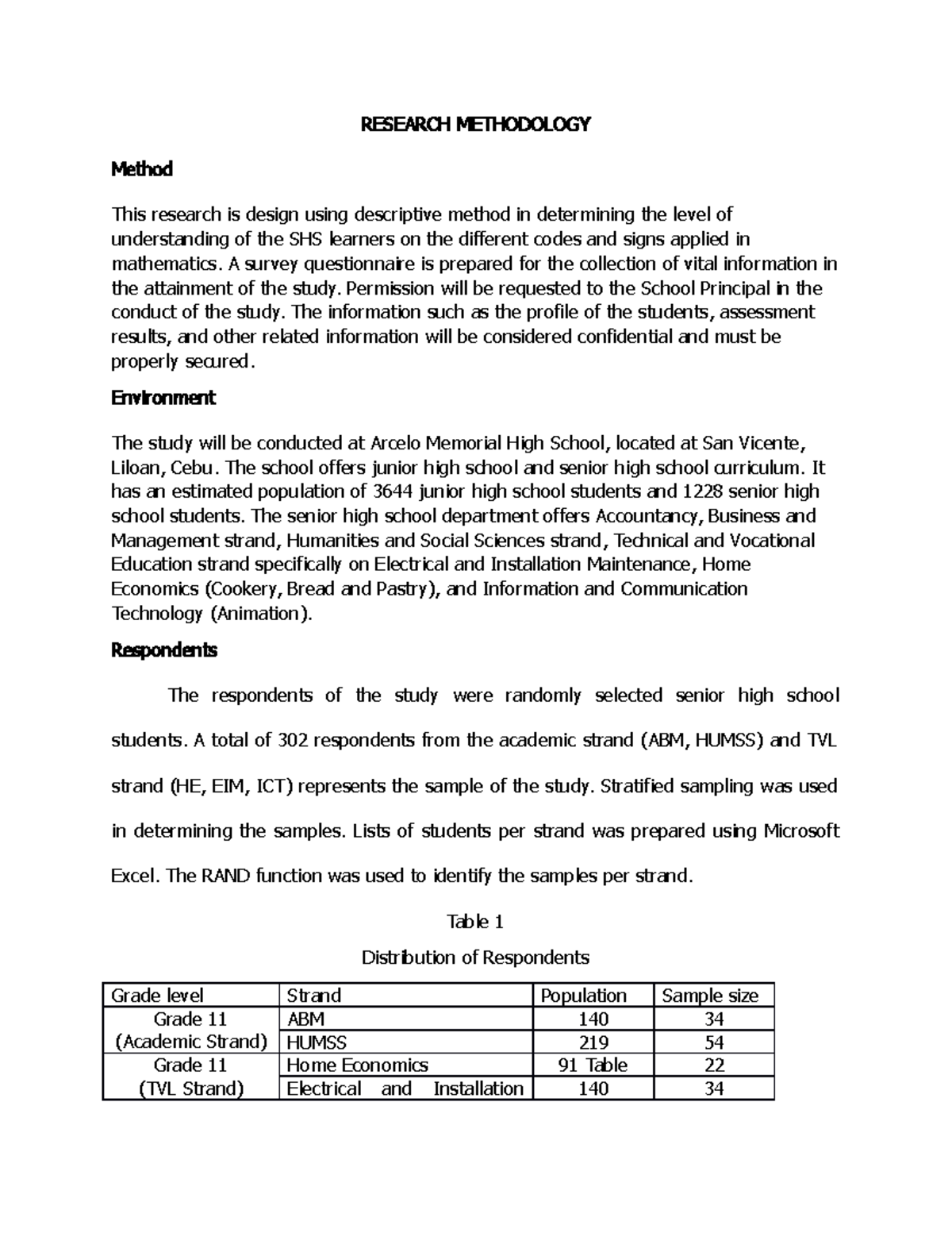 Sample- Research-Methodology Chapter 3 - RESEARCH METHODOLOGY Method ...
