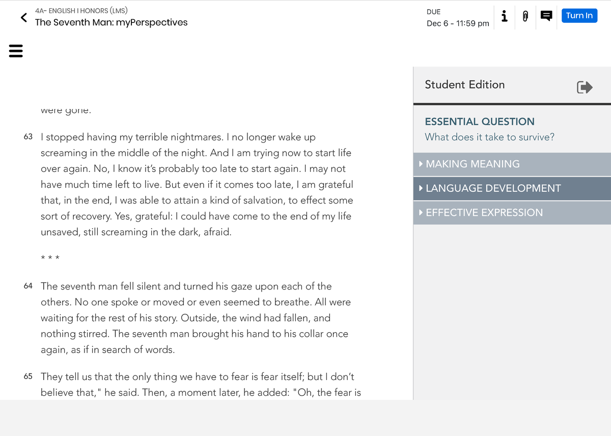 Savvas Realize 2 - This will give students answers - 4A- ENGLISH I ...