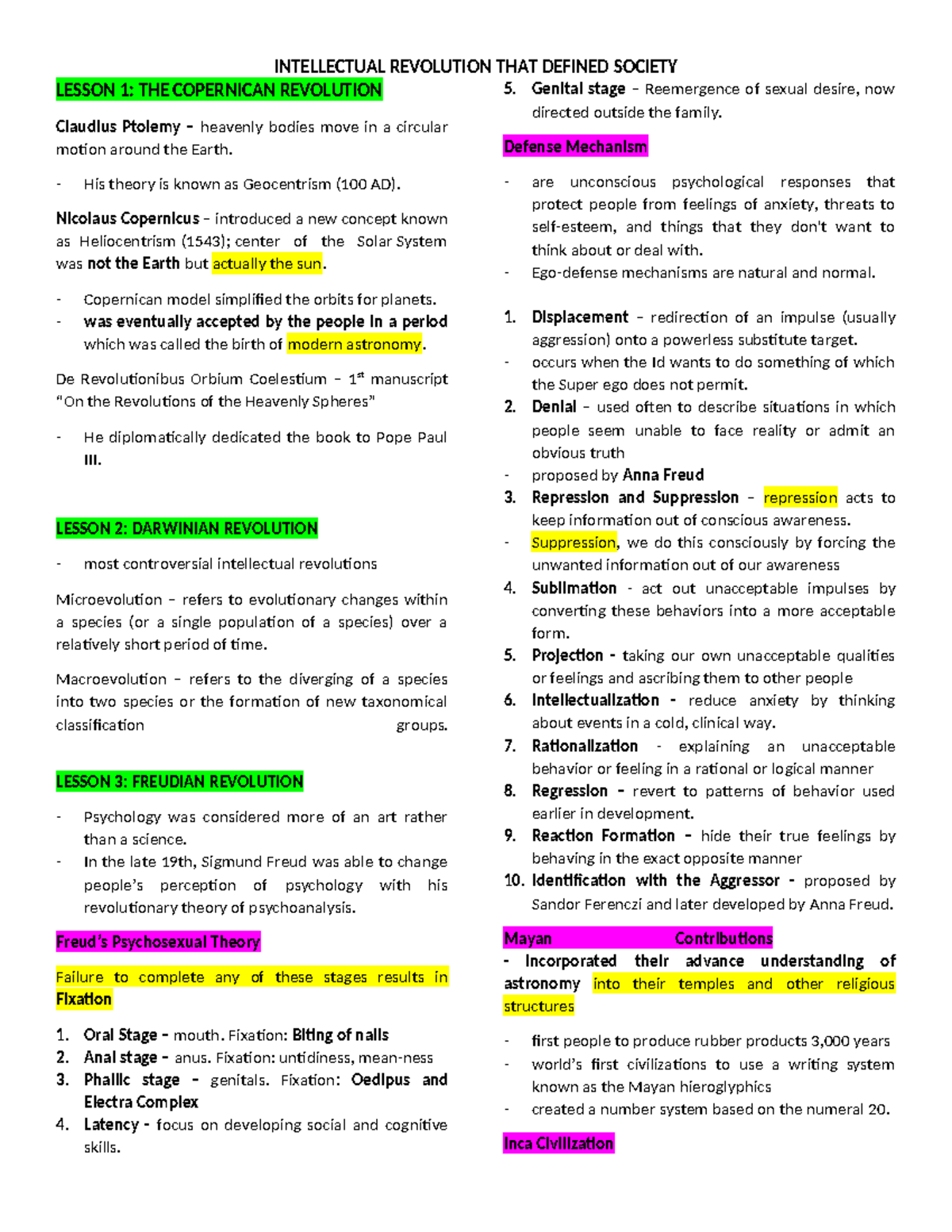 STS Reviewer 2 - sdasd - INTELLECTUAL REVOLUTION THAT DEFINED SOCIETY ...