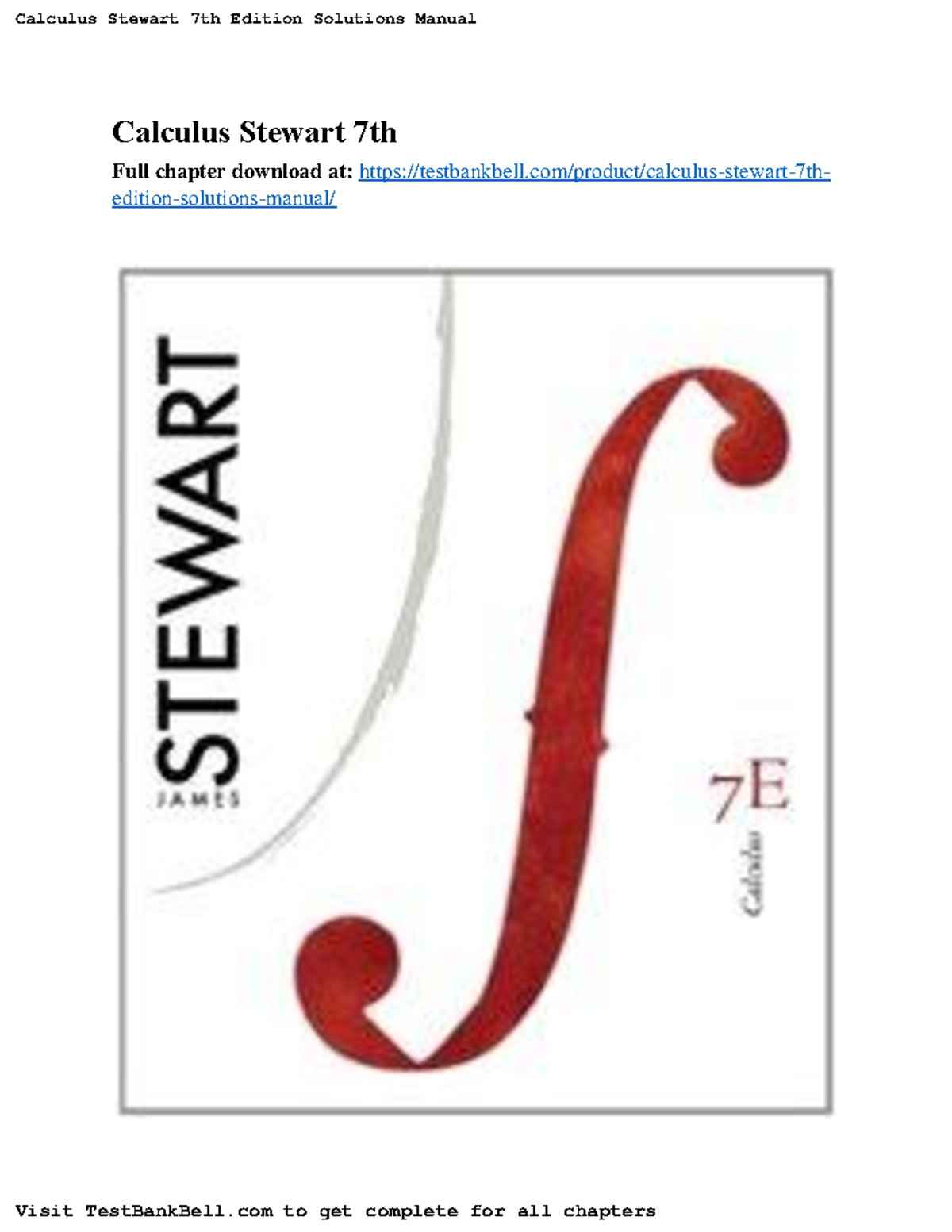671498476 Calculus Stewart 7th Edition Detailed Solutions Guide - Studocu