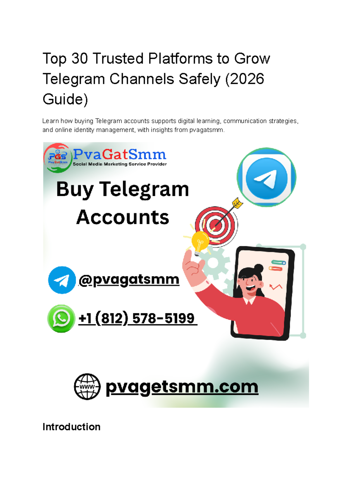 Top 30 Trusted Platforms for Safe Telegram Channel Growth (2026) - Studocu