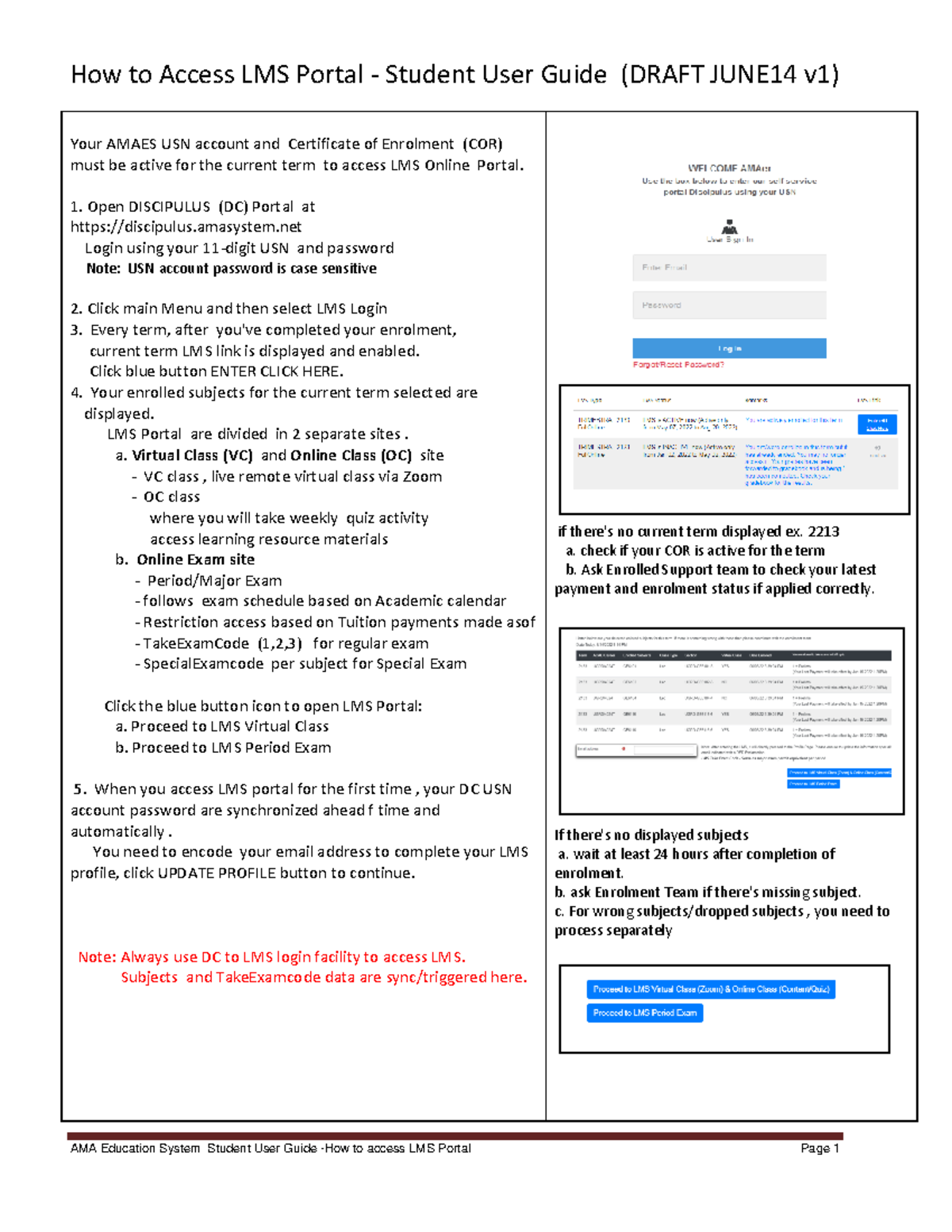 How to Access LMS Portal for New Students - How to Access LMS Portal ...