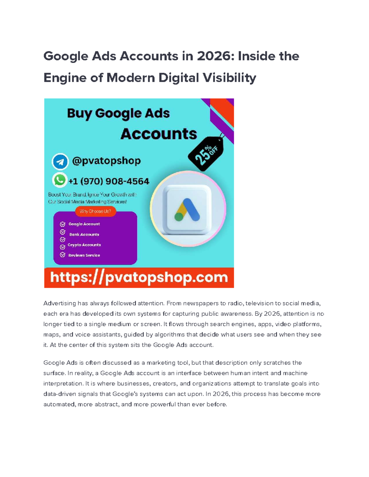 Best 5 Ways to Buy Google Ads Accounts in 2026: A Modern Guide - Studocu