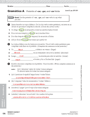 1b Antes de Ver el Video - spanish - Antes de ver el video Actividad 1 ...