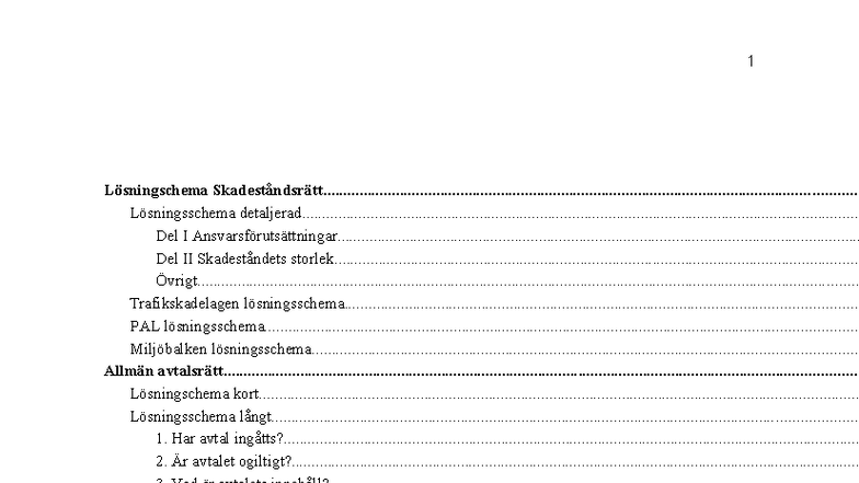 Lösningsschema i Skadeståndsrätt - CA Tentapärm - Studocu