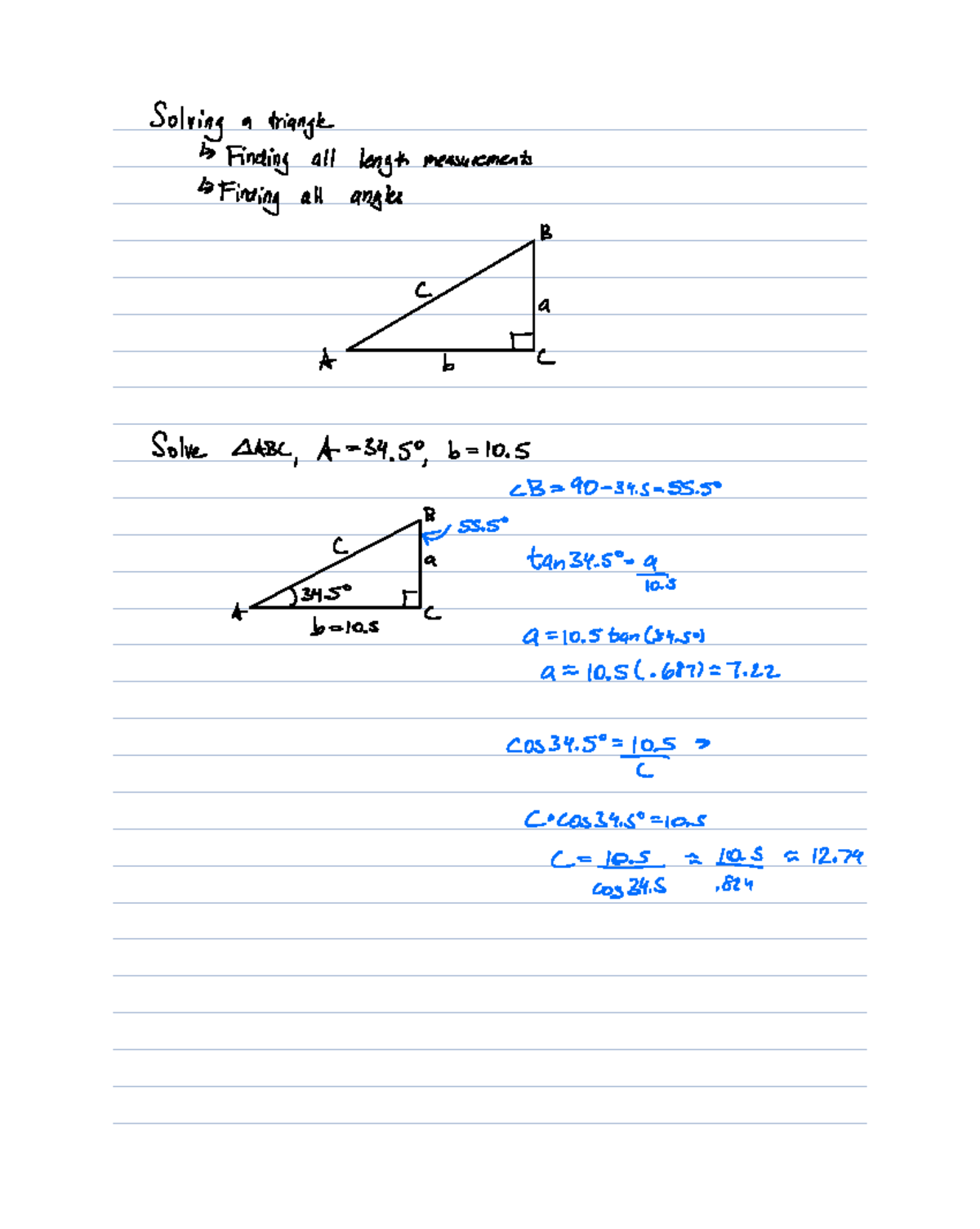 Trigonometry Problems & Solutions for Graduate Level Math (MATH 201 ...
