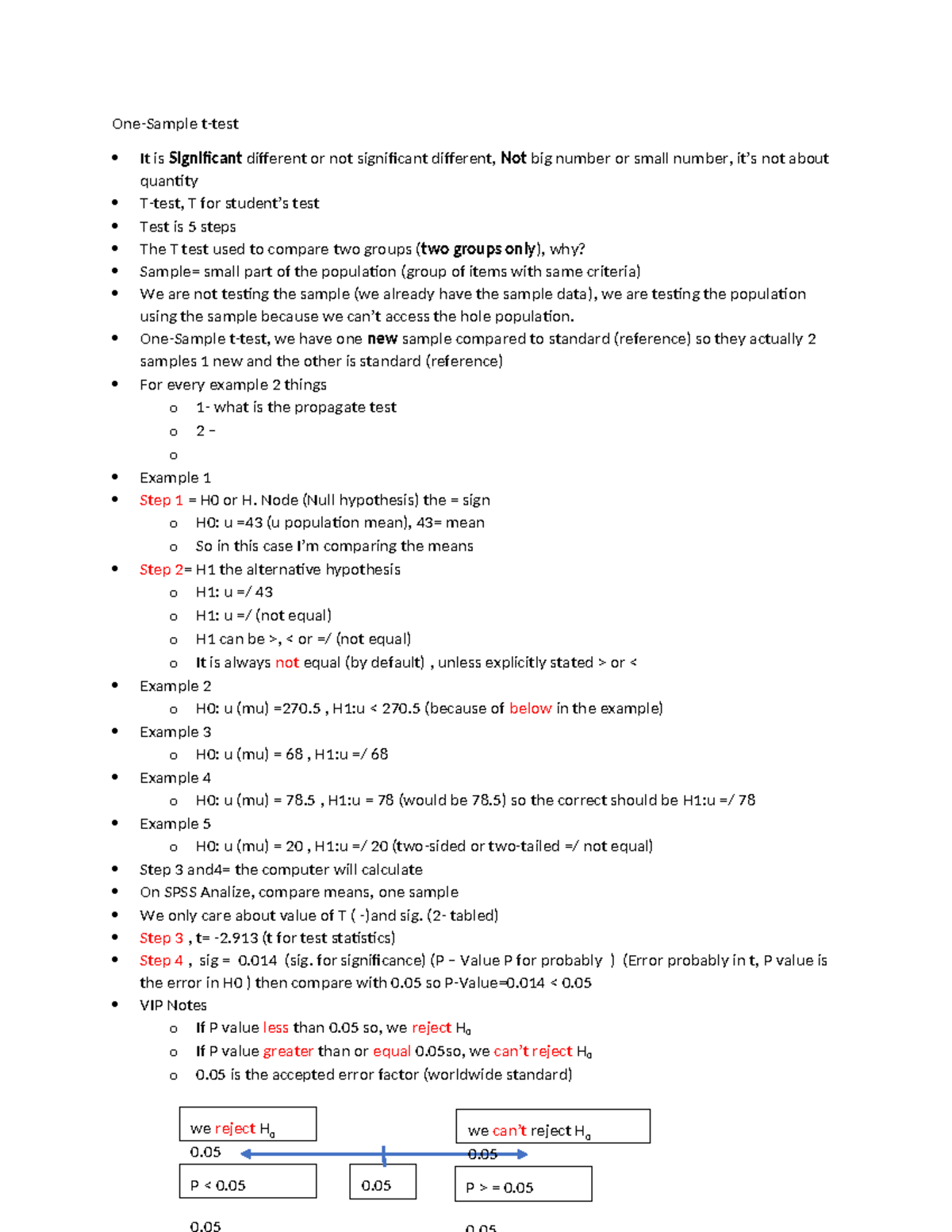 Lecture 2 - Statistics: Understanding T-Tests and Hypothesis Testing ...