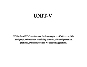 UNIT 1: Introduction & Basic Data Structures in Algorithms - Studocu