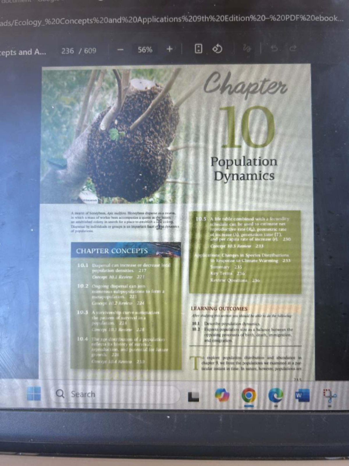 CS101 236 609 Chapter 10: Population Dynamics and Dispersal Patterns ...