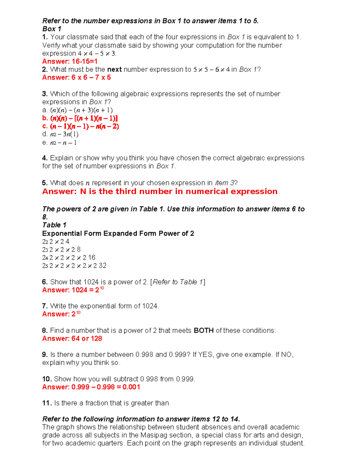Rapid Mathematics Assessments G7-10: Number Expressions & Graph ...