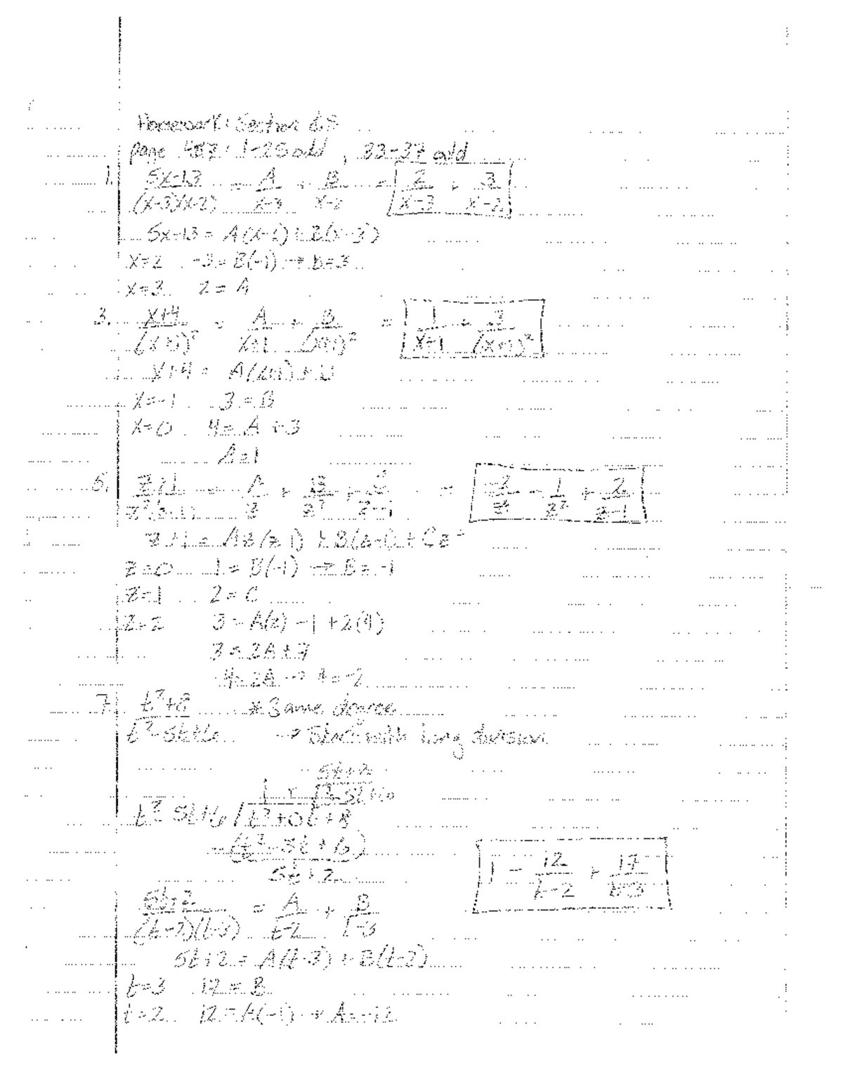 Calculus 2 Homework Solutions: Section 8.5 Practice Sheet - Studocu