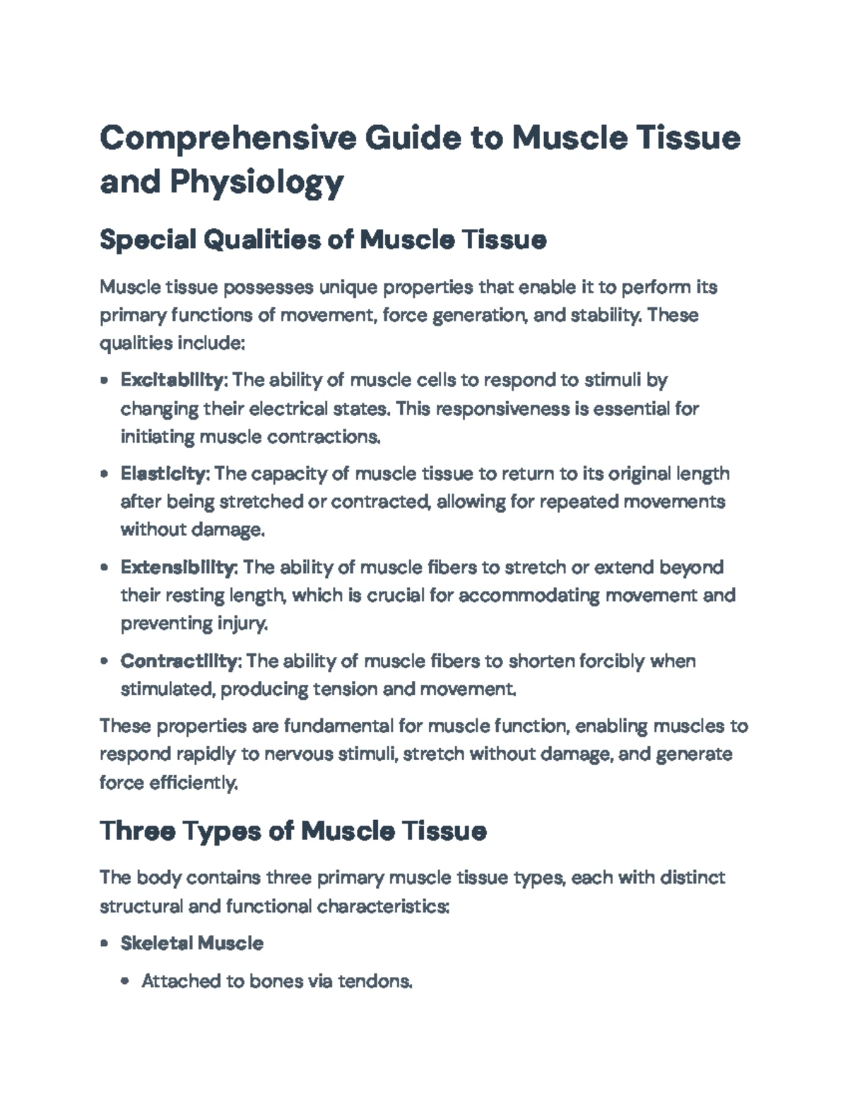 Muscle Classification and Fascicle Organization - Chapter 11 Notes ...