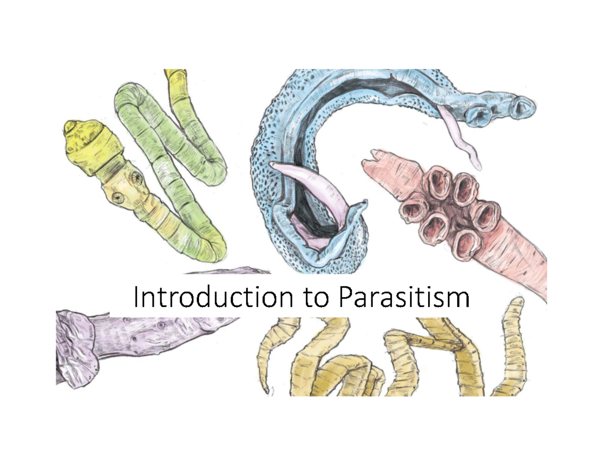 Introduction to Parasitism: Modes of Transmission and Life Cycles ...