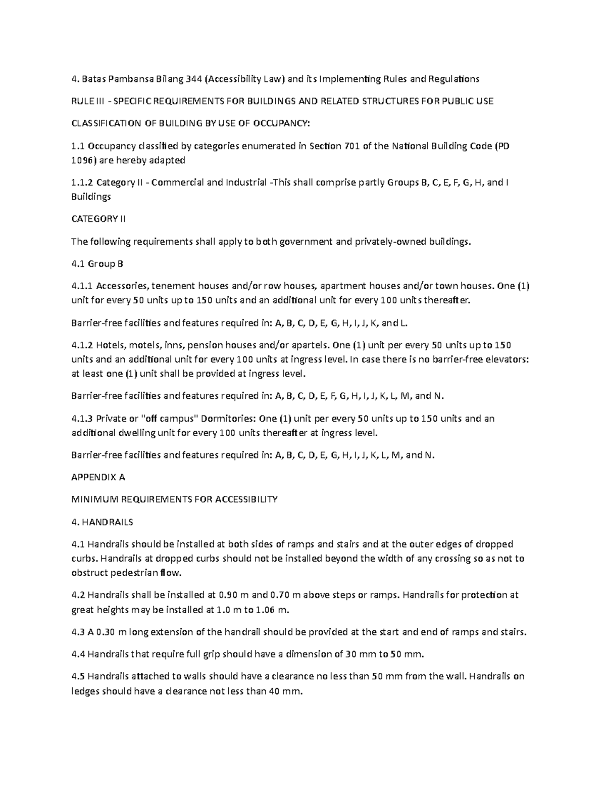 Accessibility Law Bp344: Building Requirements & Implementing Rules ...