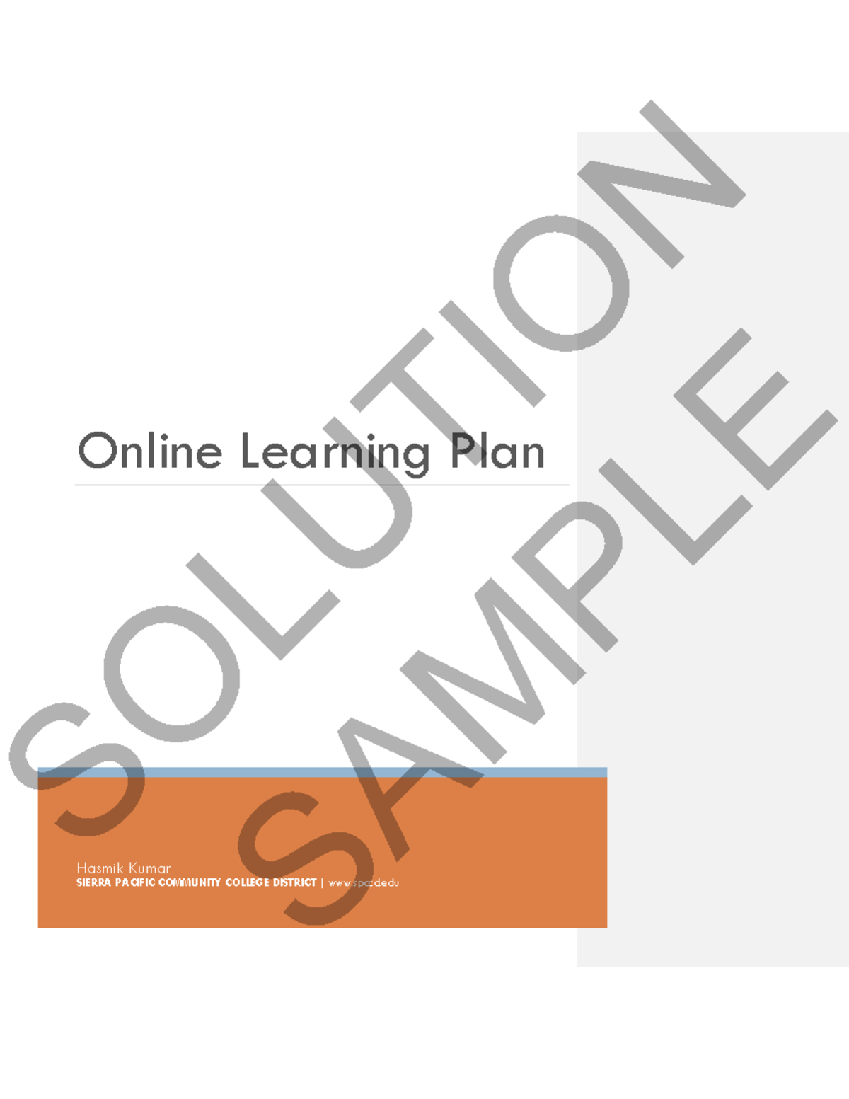 WD2021 Guided Project 3.1: Online Learning Plan Overview and Solutions ...