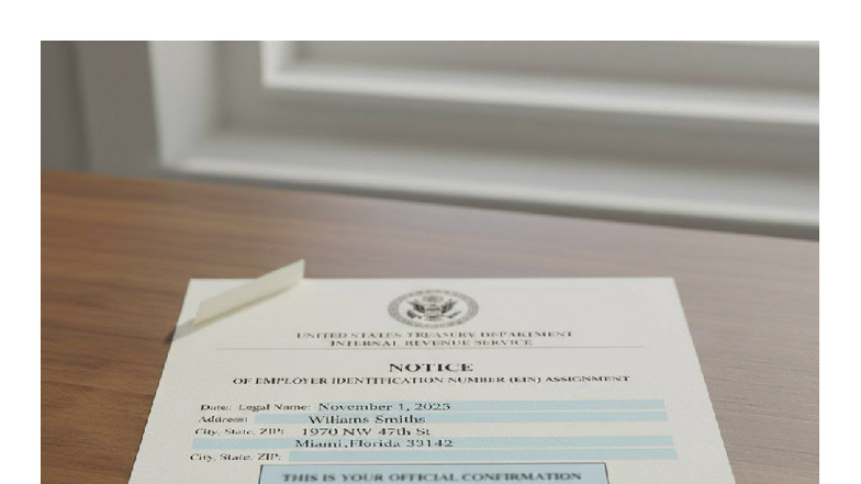 EIN Assignment Confirmation - IRS Notice (Mitax) - Studocu