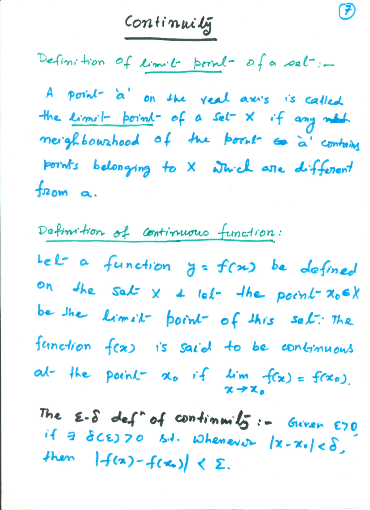 Continuity in Single Variable Calculus: Key Concepts & Definitions ...