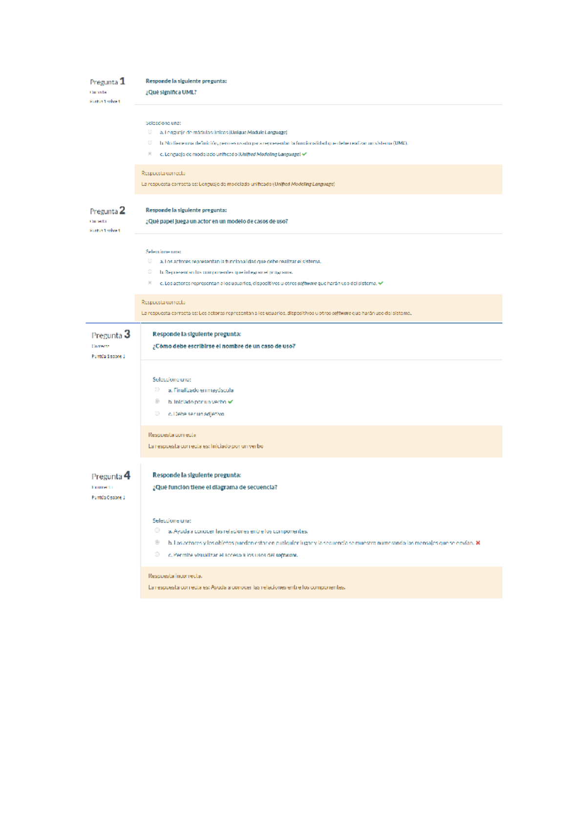 L1. Preguntas y Respuestas sobre UML y Casos de Uso - Studocu