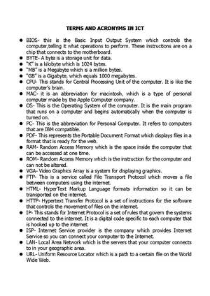 DLL TLE-ICT WEEK 1 - DLP FOR ICT - GRADE 6 DAILY LESSON LOG School ...