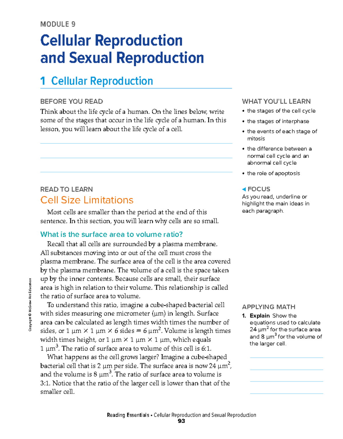 MODULE 9: Cellular Reproduction & Sexual Reproduction Overview - Studocu